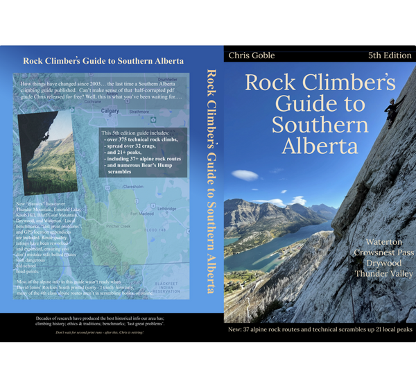 Rock Climber's Guide to Southern Alberta, 5th Edition - spry